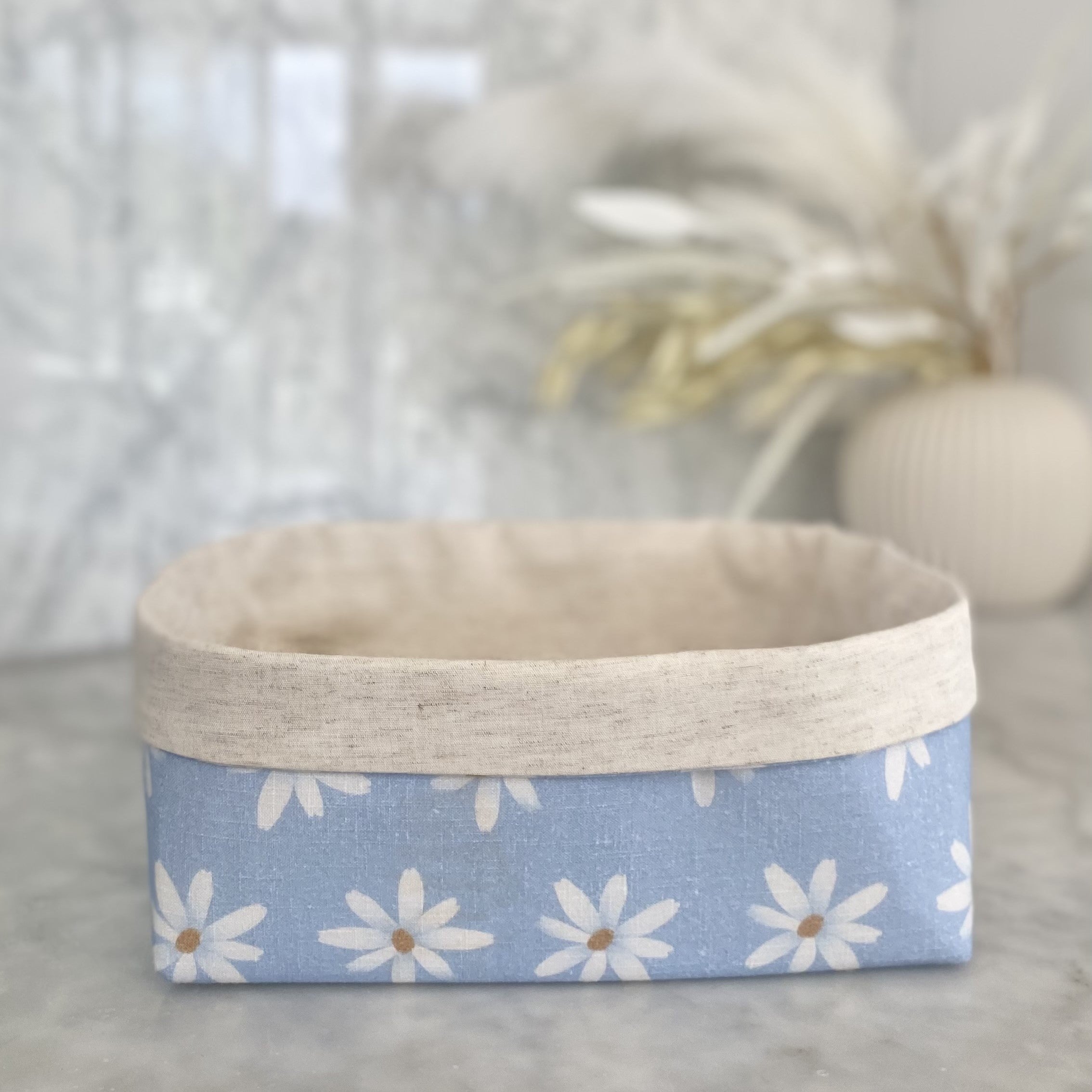 Gift Box NZ | Large Blue Daisy - Fabric Box | NZ Delivery | Empty gift ...